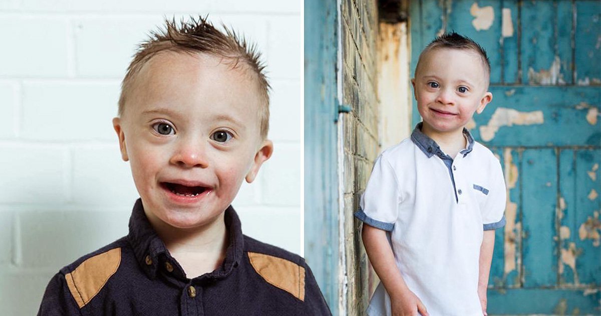 An Adorable 4-Year-Old Boy With Down’s Syndrome Nicknamed ‘Smiley Riley ...