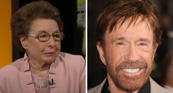 Chuck Norris Thanks His 101-Year-Old Mother, Who Raised Him and His ...